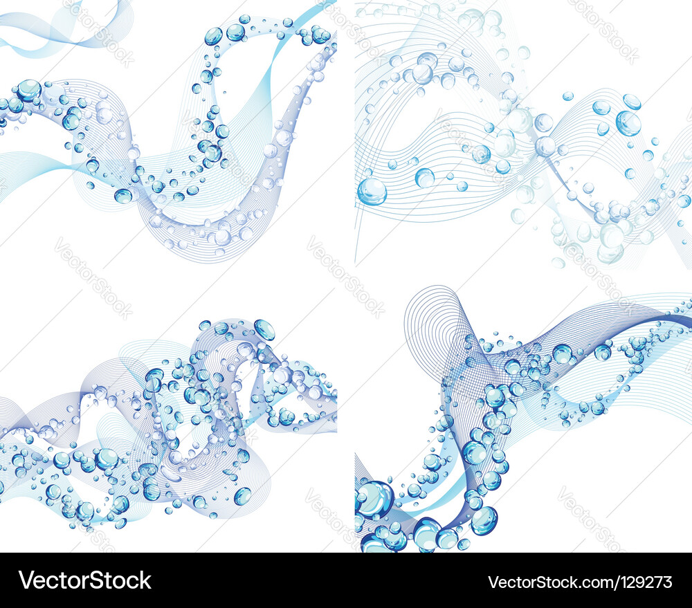 Water background Royalty Free Vector Image - VectorStock