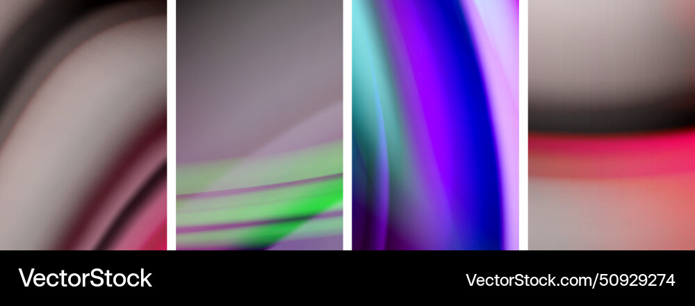 Blurred color line backgrounds Royalty Free Vector Image