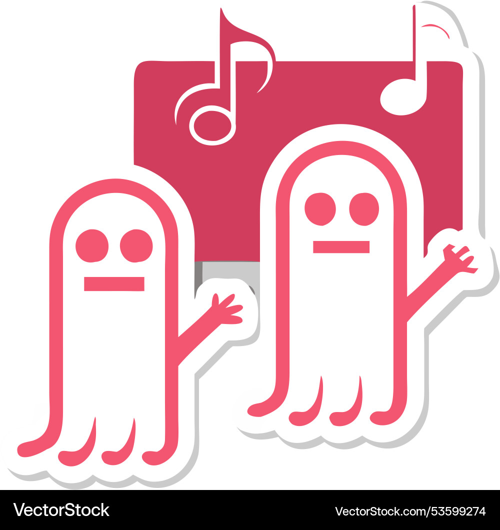 Chilling minimalism evoking fear through Vector Image