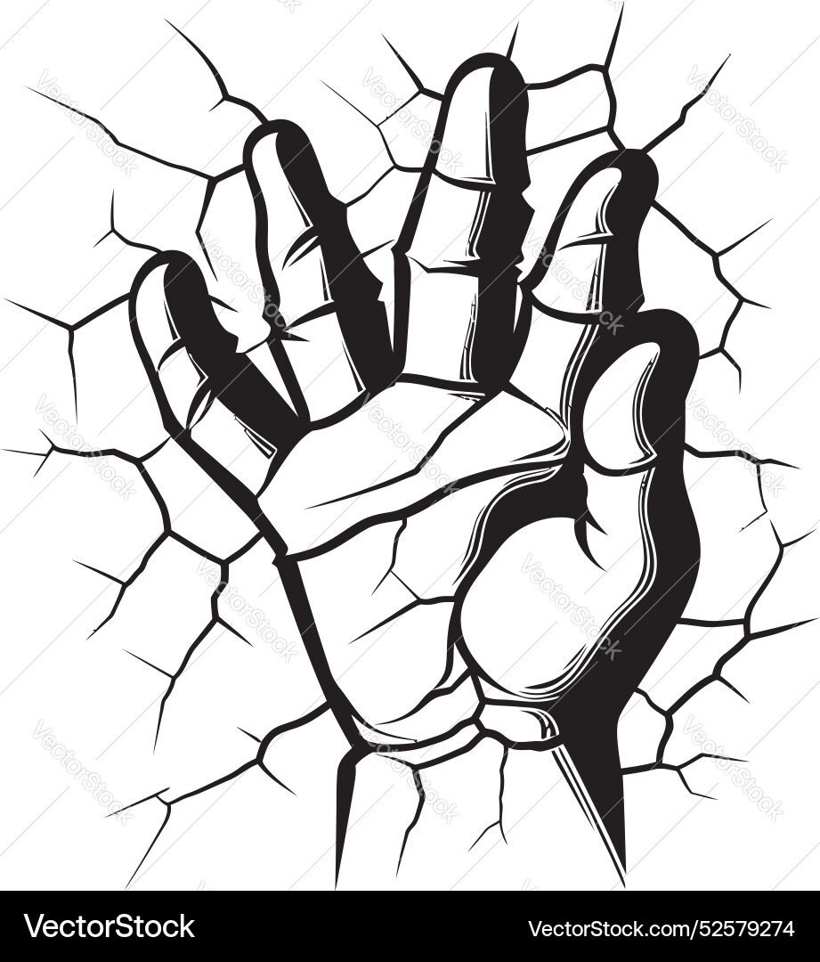 Inked sketchlines hand drawn logo design sketchy Vector Image