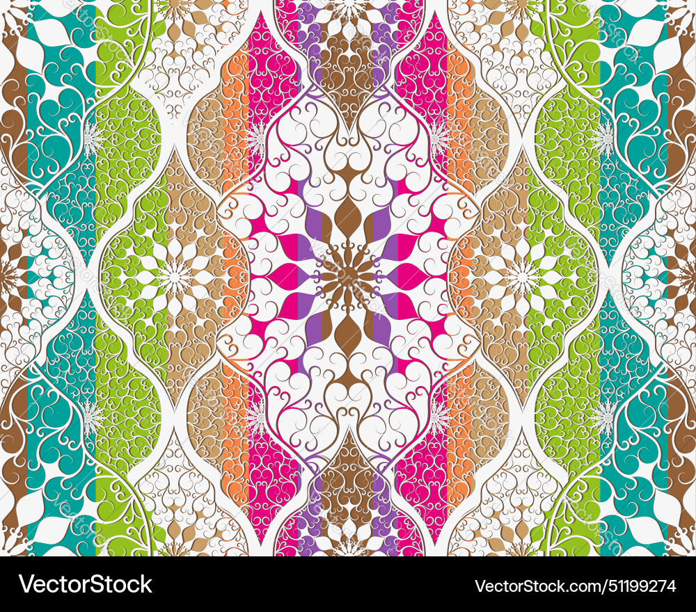 Intricate Geometric Pattern Royalty Free Vector Image