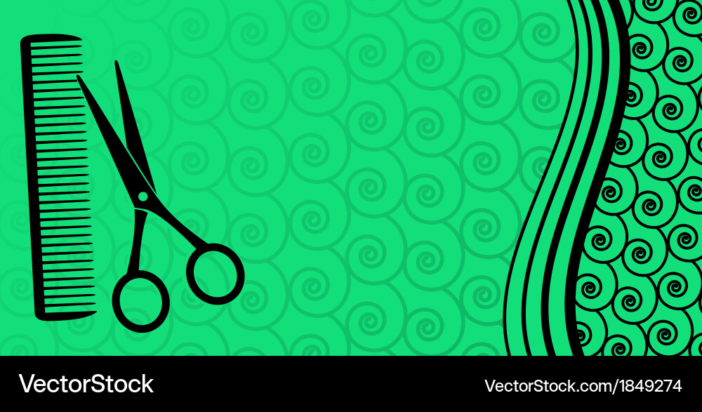 Male Hair Salon Background Royalty Free Vector Image