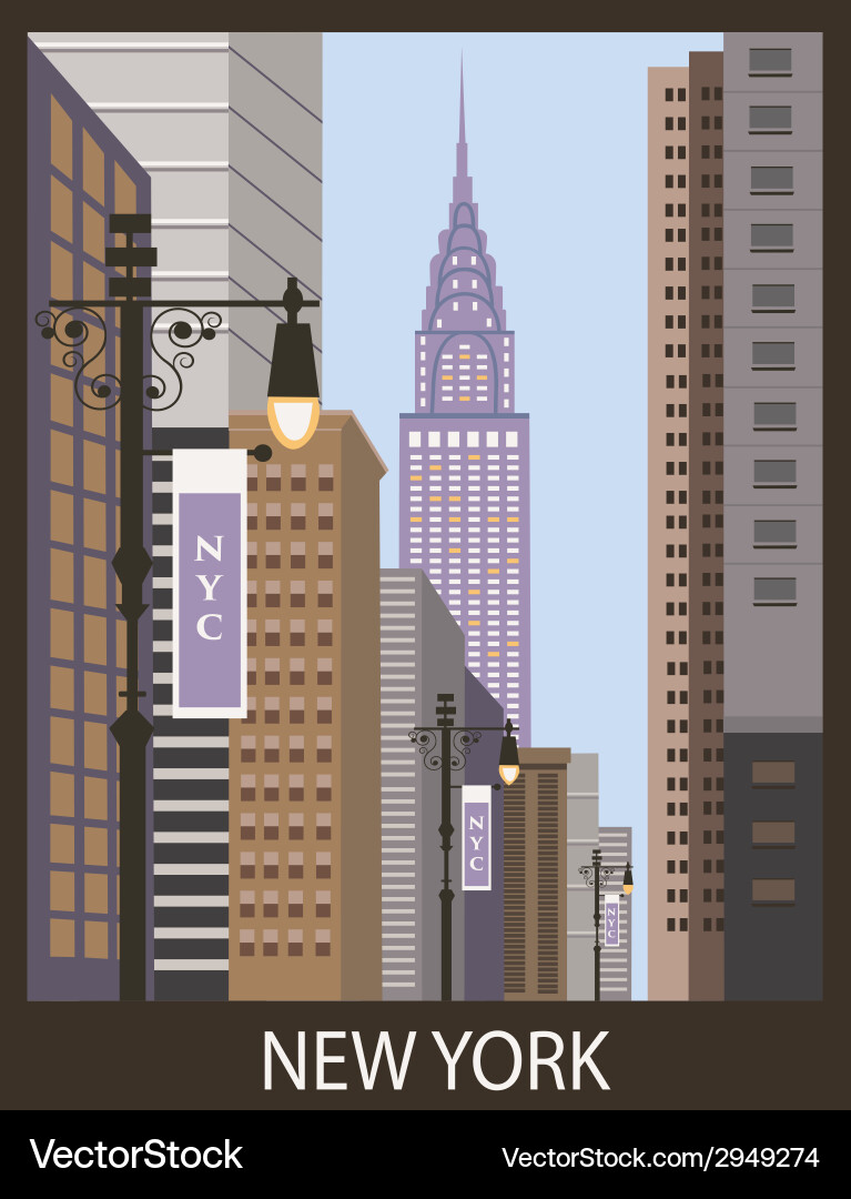 New york city Royalty Free Vector Image - VectorStock