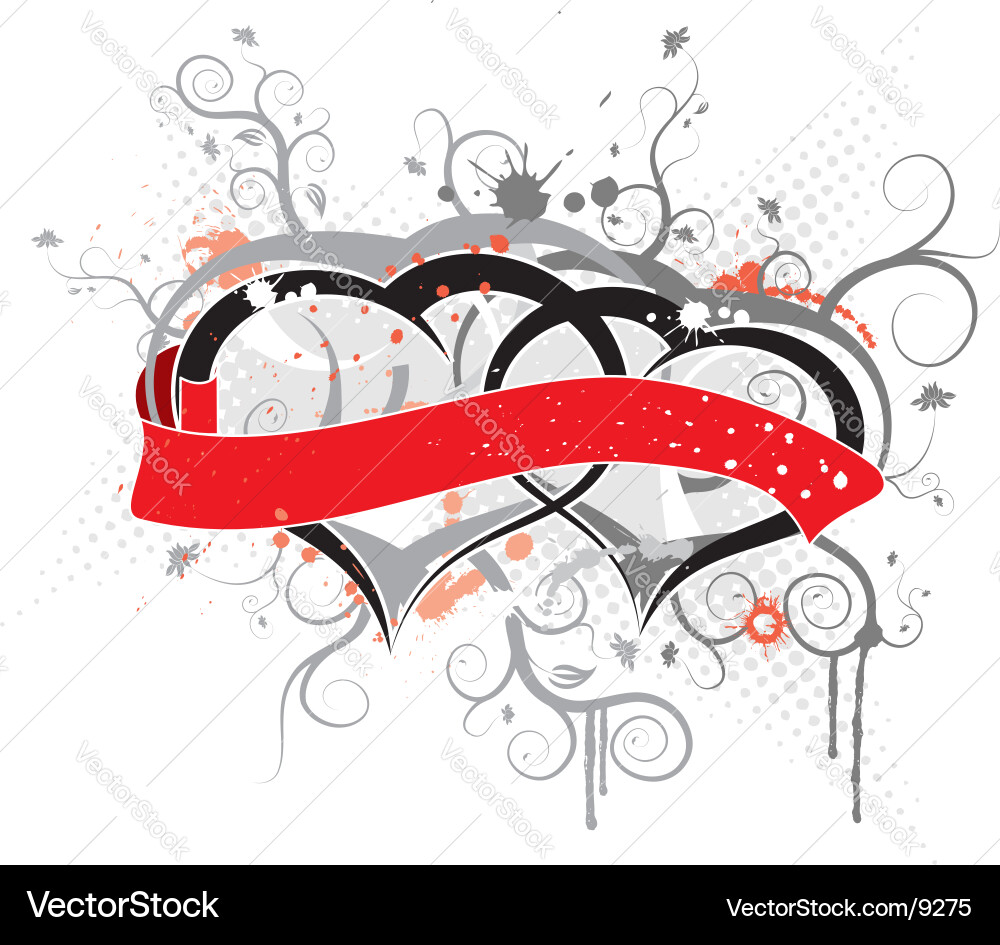 Background heart Royalty Free Vector Image - VectorStock