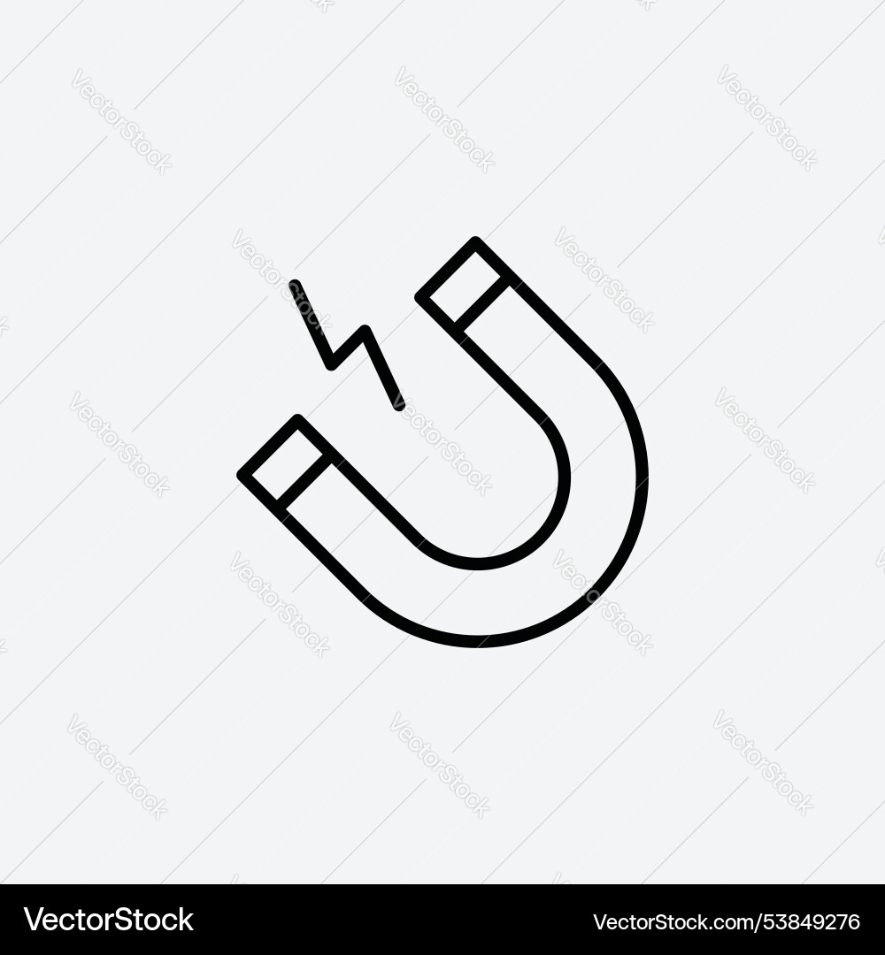 Magnet icon set Royalty Free Vector Image - VectorStock