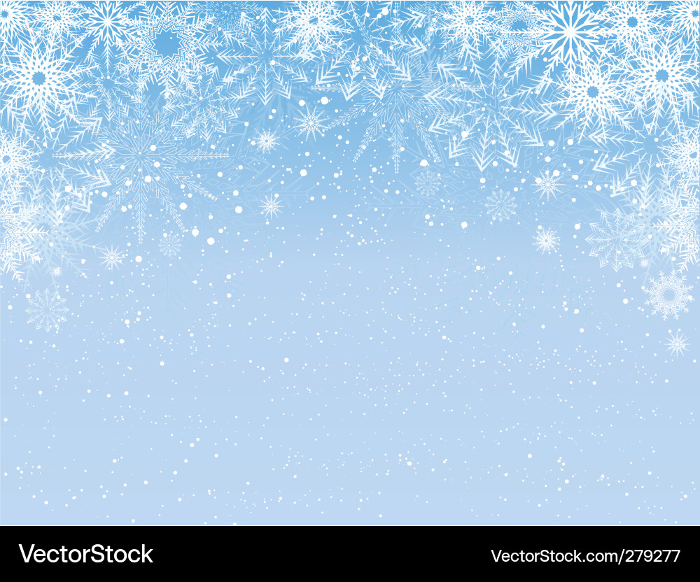 Christmas snowflake background Royalty Free Vector Image