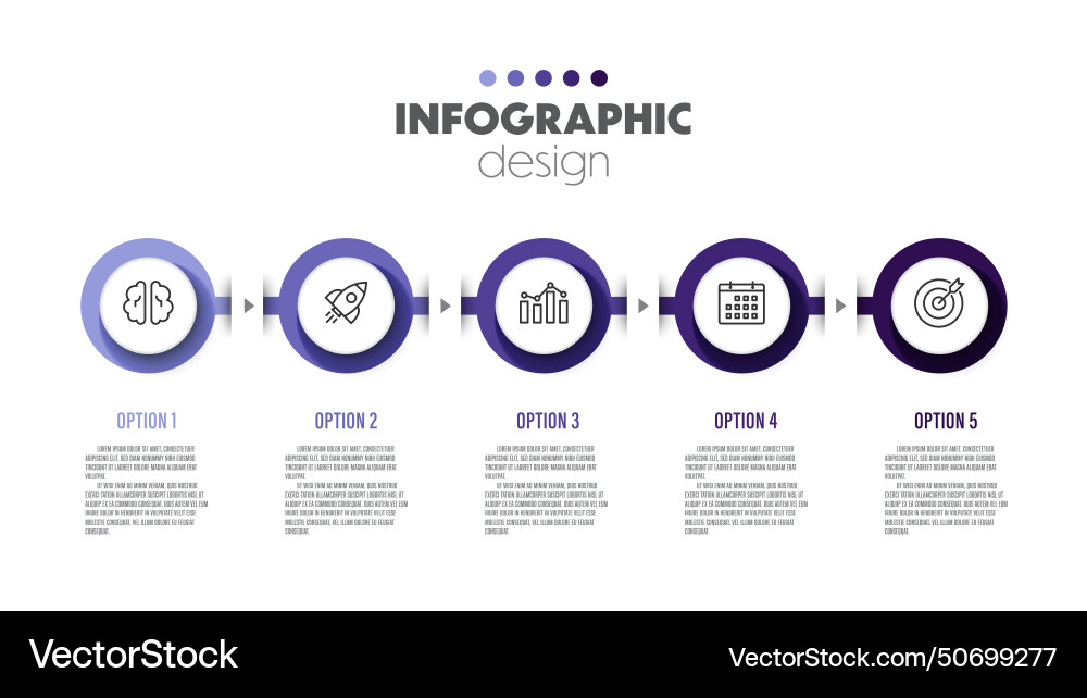 Timeline for infographics template diagrams Vector Image