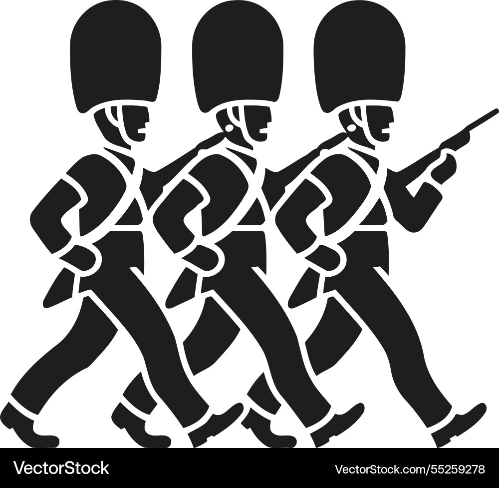 Military march icon Royalty Free Vector Image - VectorStock
