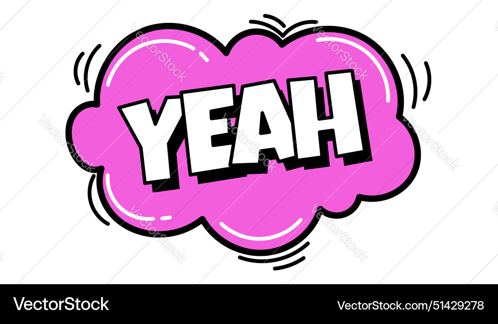 Pow comic bubble sound dialogue speech bubbles Vector Image