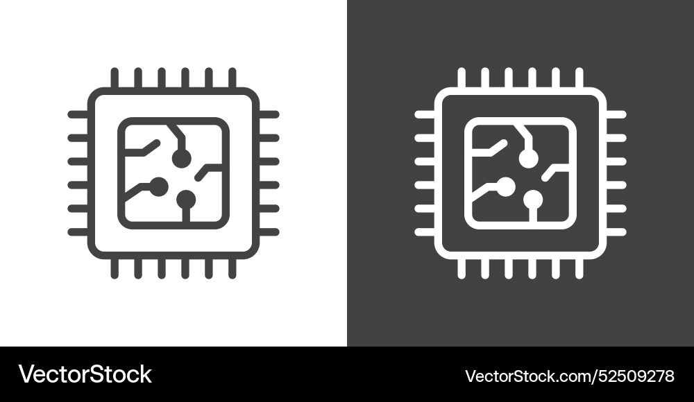 Processor icon Royalty Free Vector Image - VectorStock
