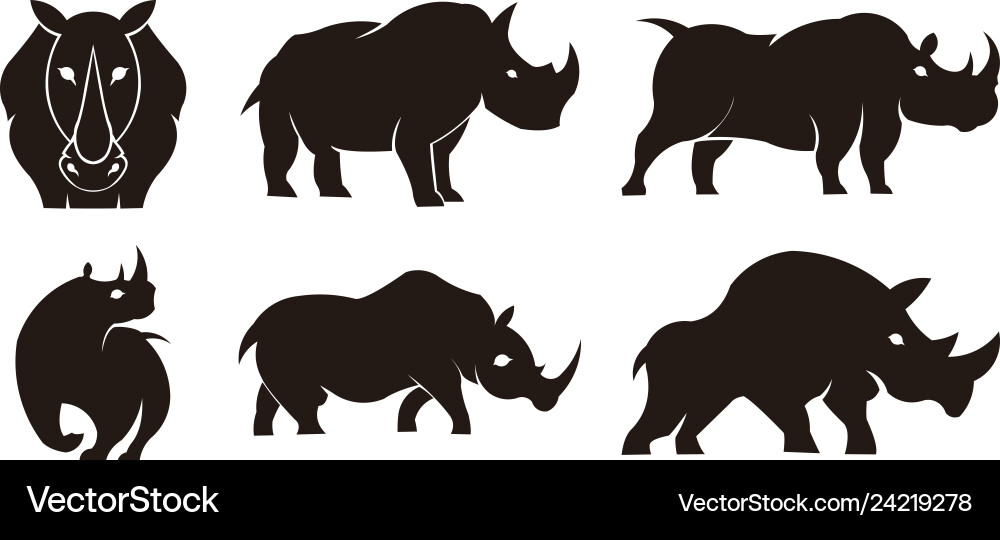 Rhino Royalty Free Vector Image - VectorStock