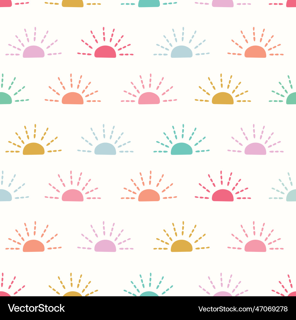 Sunshine background fun and bright nature Vector Image