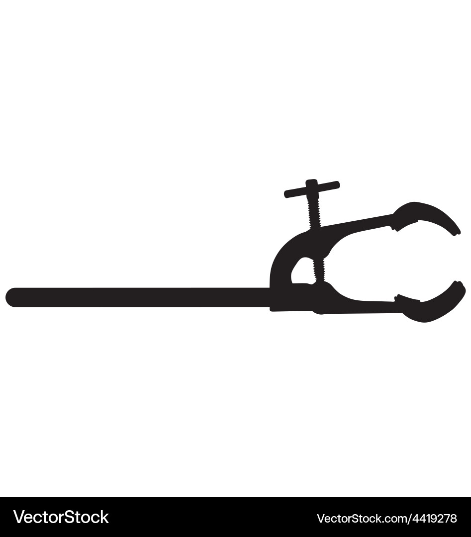 Universal clamp Royalty Free Vector Image - VectorStock