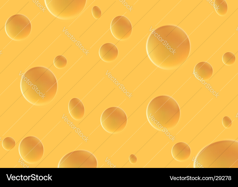 Yellow cheese texture Royalty Free Vector Image