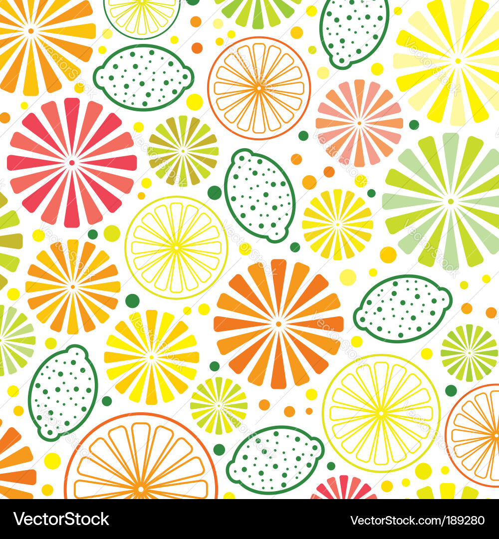 Citrus Splash Background Royalty Free Vector Image