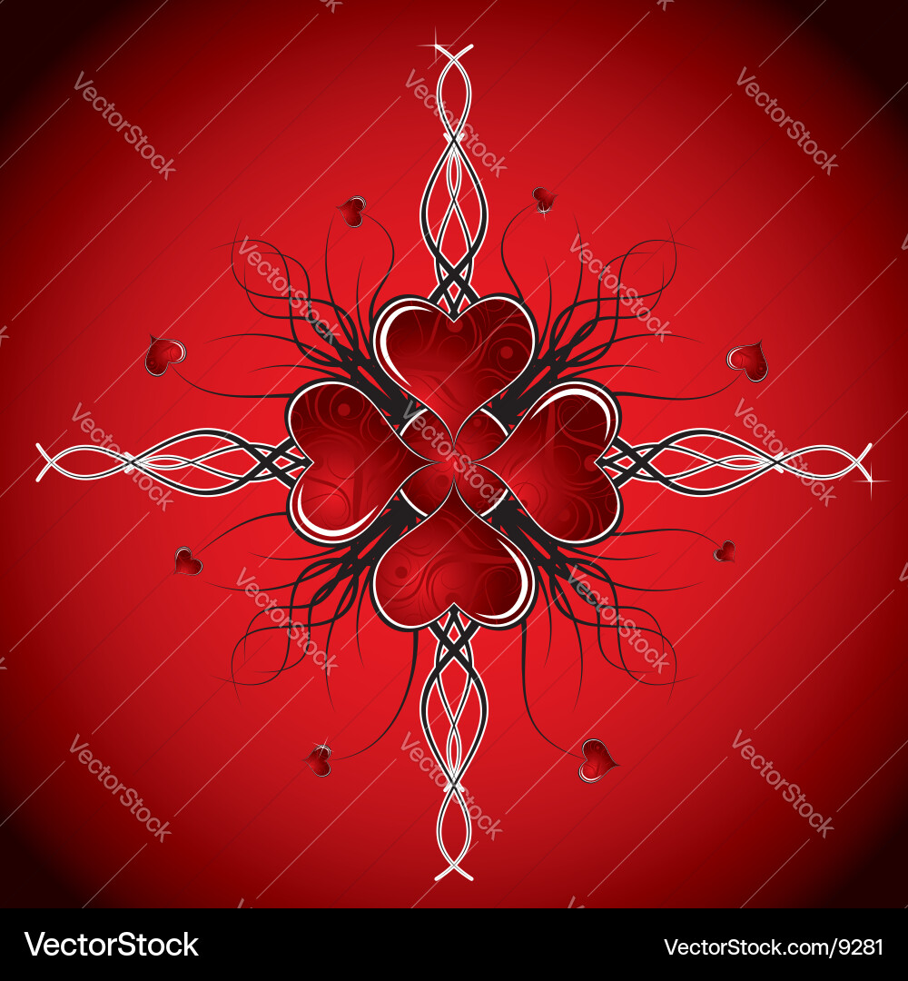Background heart Royalty Free Vector Image - VectorStock