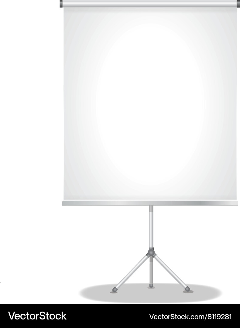 Blank presentation screen Royalty Free Vector Image