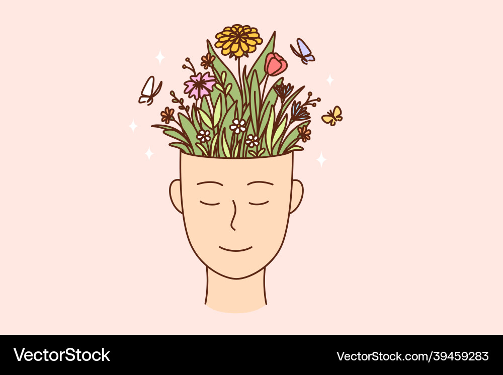 Creativity personal development individual Vector Image