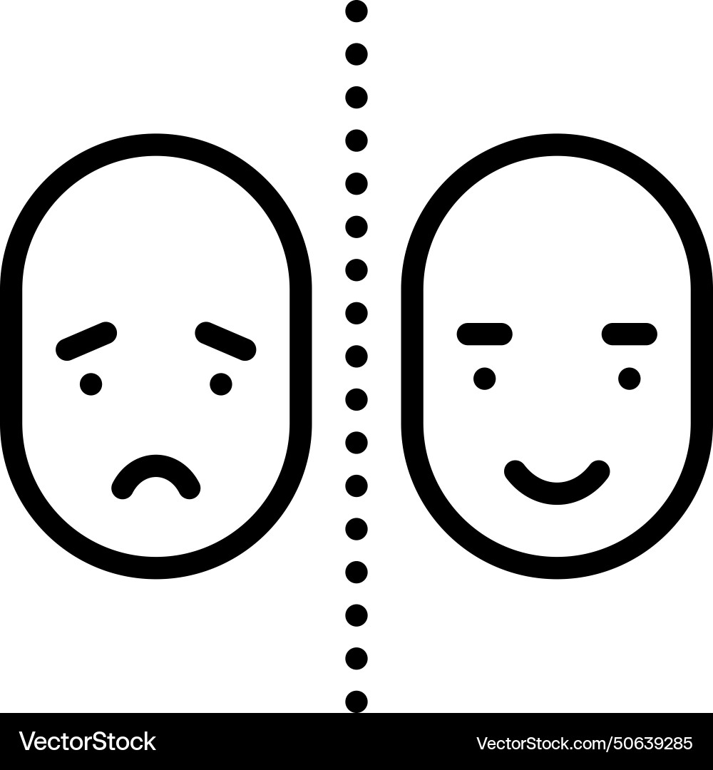 Bipolar Royalty Free Vector Image - VectorStock