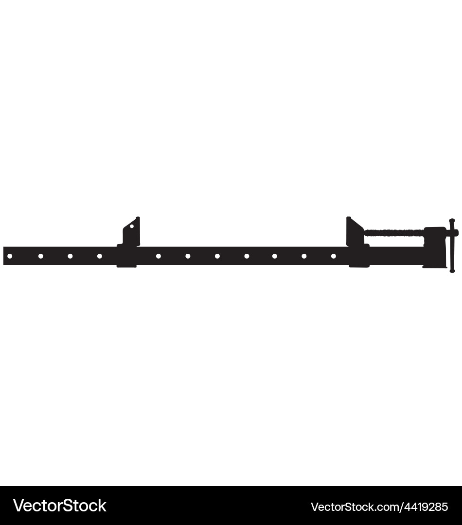 Sash clamp Royalty Free Vector Image - VectorStock