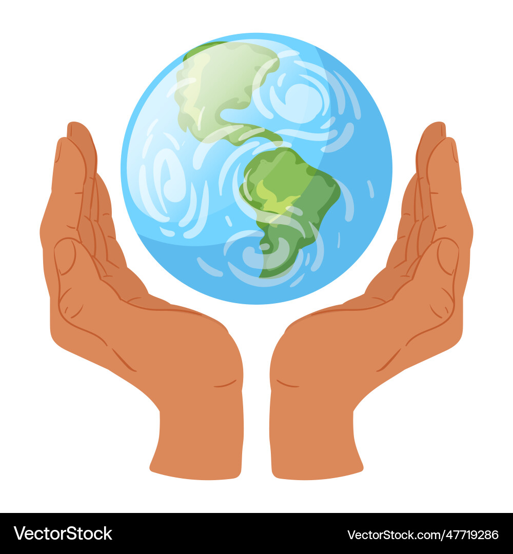 Save Earth Hand Logo