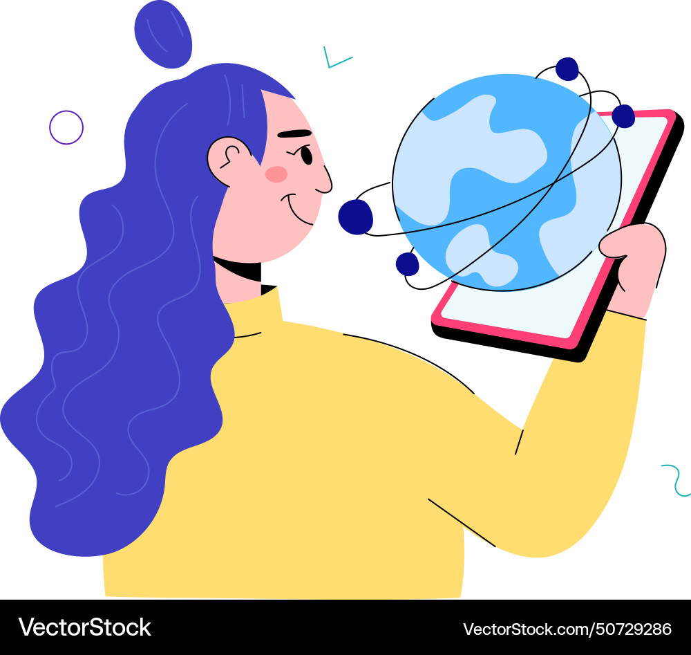 Mobile internet Royalty Free Vector Image - VectorStock