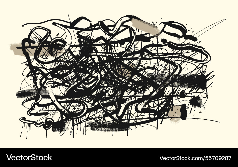 Art background and dry paint design modern Vector Image