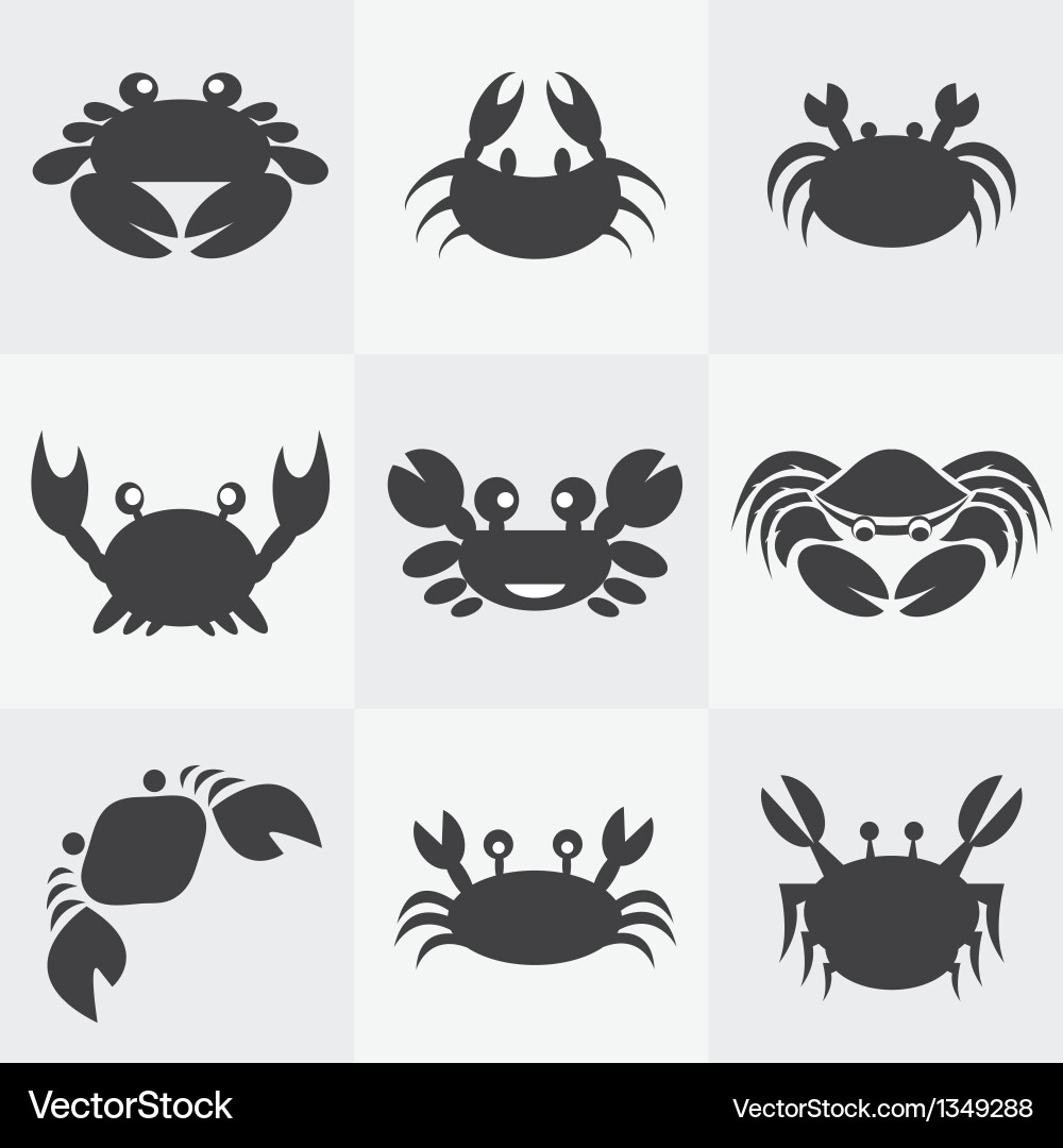 Crab Royalty Free Vector Image - VectorStock