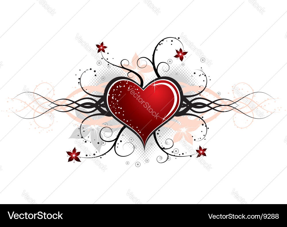 Heart Background Royalty Free Vector Image - VectorStock