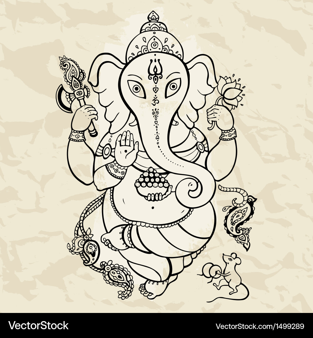 Artistic Ganesha Vector Images (over 1,000)