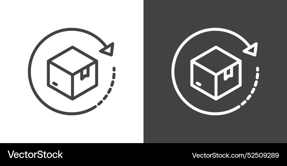 Return purchase icon Royalty Free Vector Image