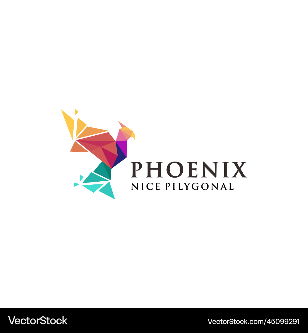 Phoenix Polygon Vector Images (43)