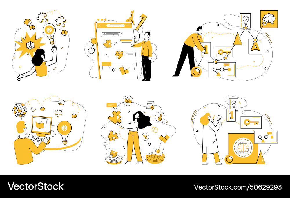 Creative solutions Royalty Free Vector Image - VectorStock