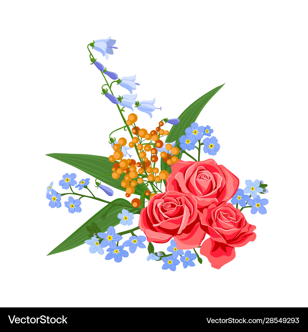 Drawing flowers Royalty Free Vector Image - VectorStock