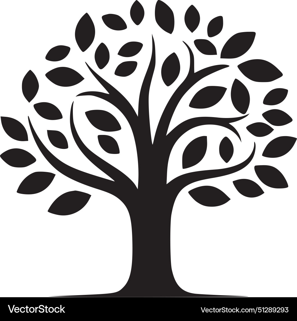 Tree - high quality logo ideal for t-shirt Vector Image