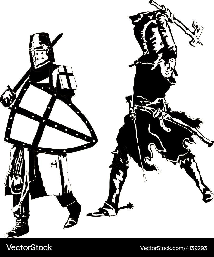 Knight Templar Archer Vector Images (30)