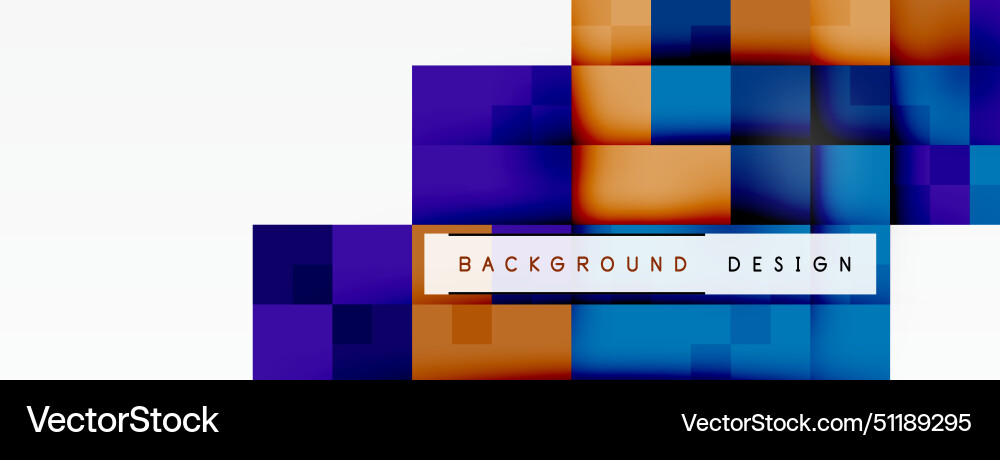 Checkered blue and orange pattern Royalty Free Vector Image