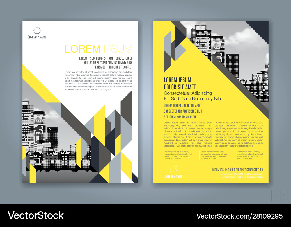 Cover annual report 1282 Royalty Free Vector Image
