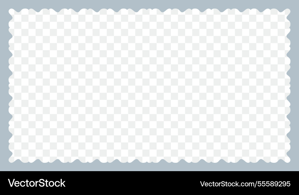 Pastel color frame with wave border Royalty Free Vector