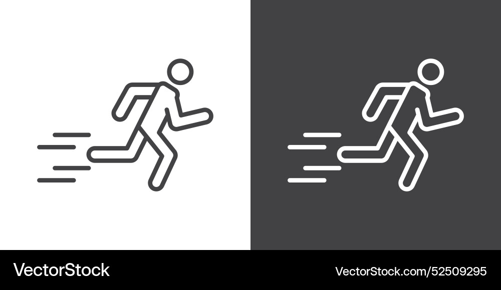 Running icon Royalty Free Vector Image - VectorStock