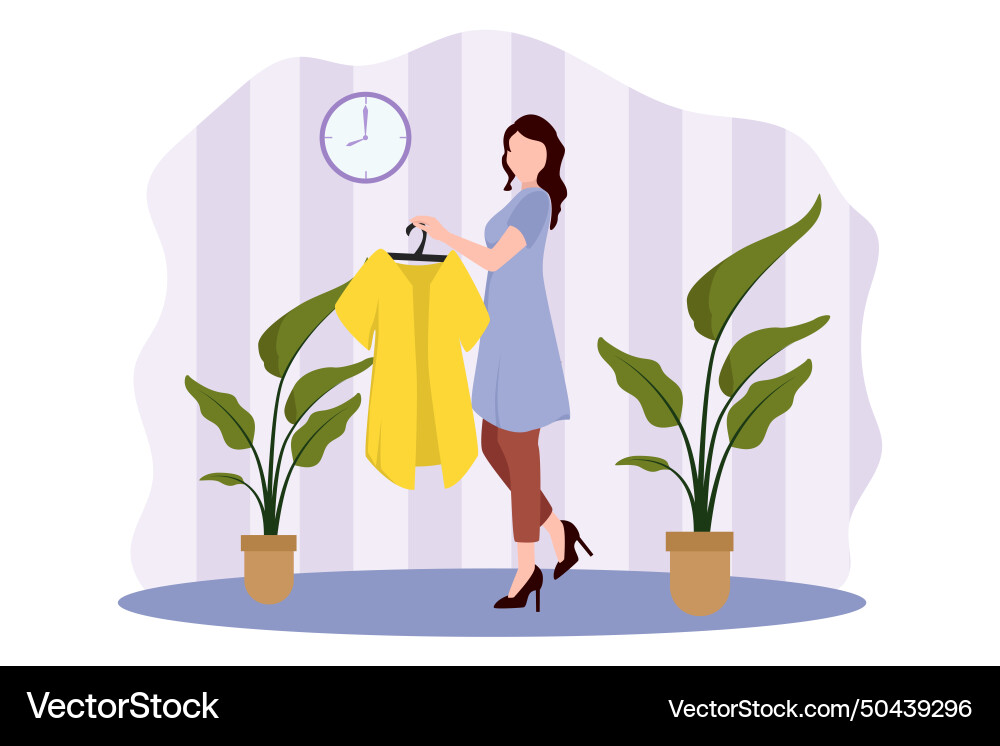 Fashion flat design Royalty Free Vector Image - VectorStock