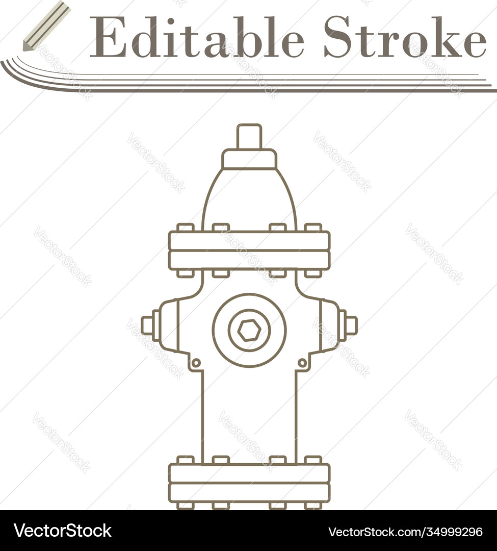 Fire hydrant icon Royalty Free Vector Image - VectorStock