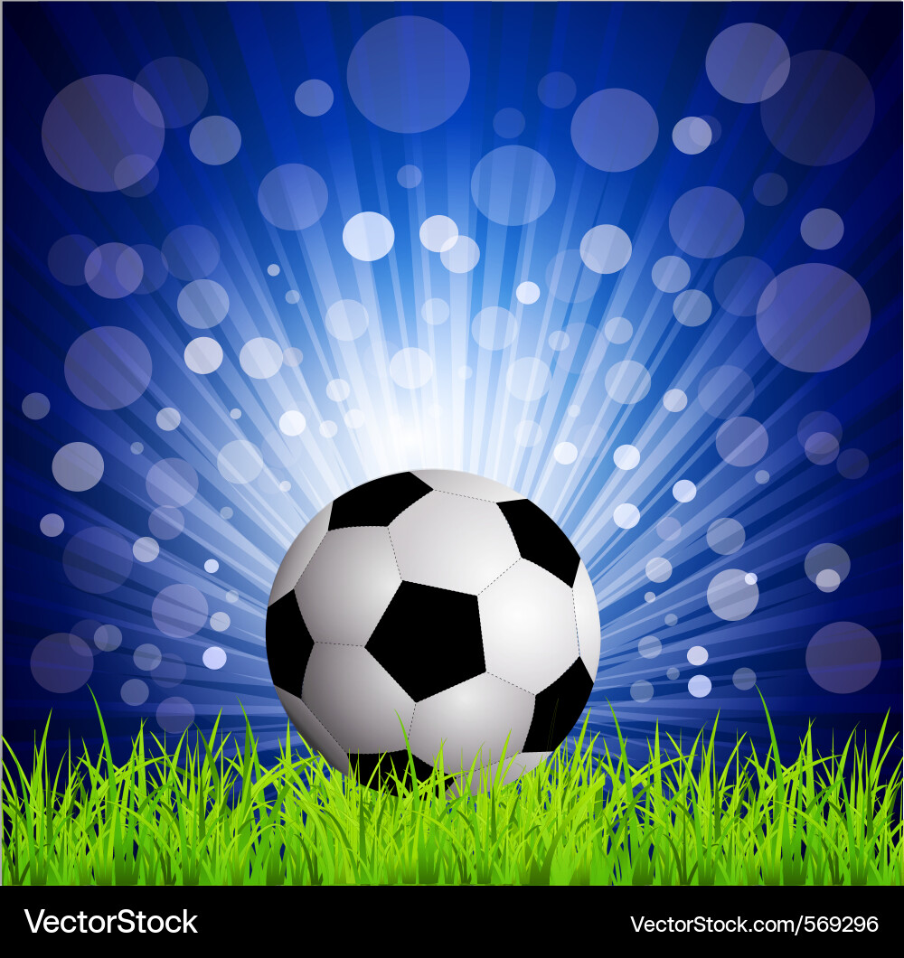 Soccer Field Background Royalty Free Vector Image
