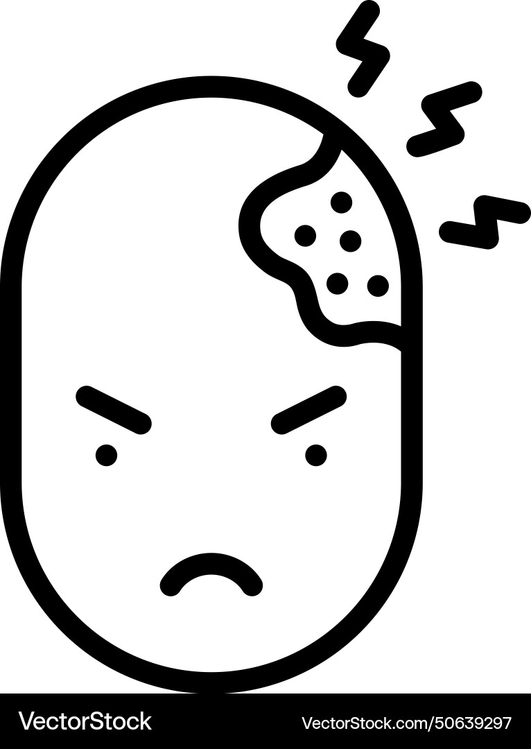 Irritation Royalty Free Vector Image - VectorStock