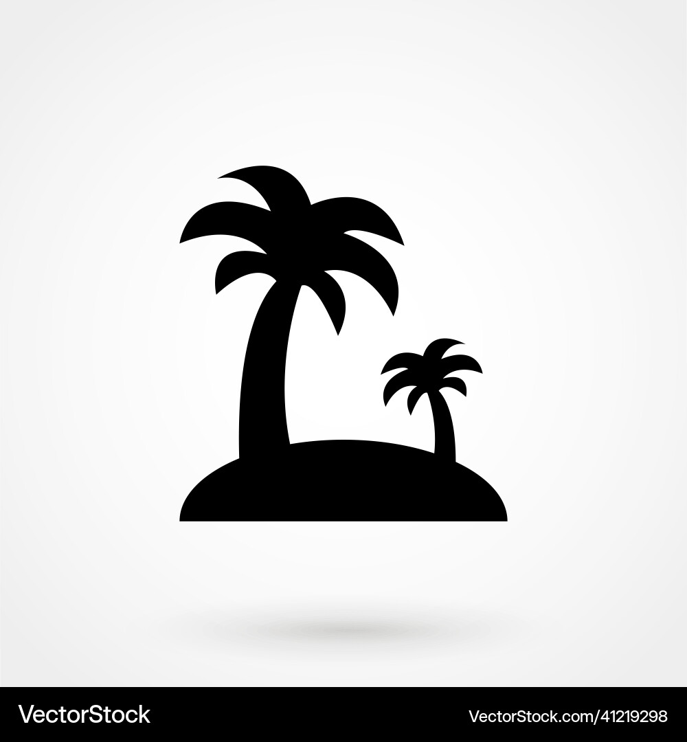 Coconut tree icon Royalty Free Vector Image - VectorStock