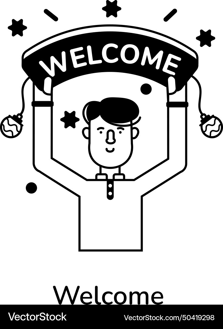 Welcome Royalty Free Vector Image - VectorStock