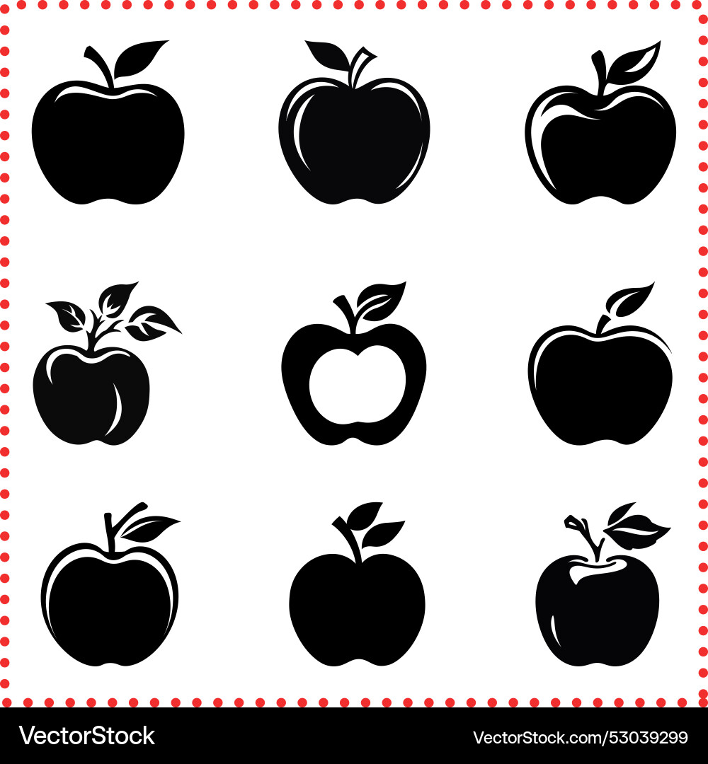 Creative silhouette bundle versatile graphics Vector Image