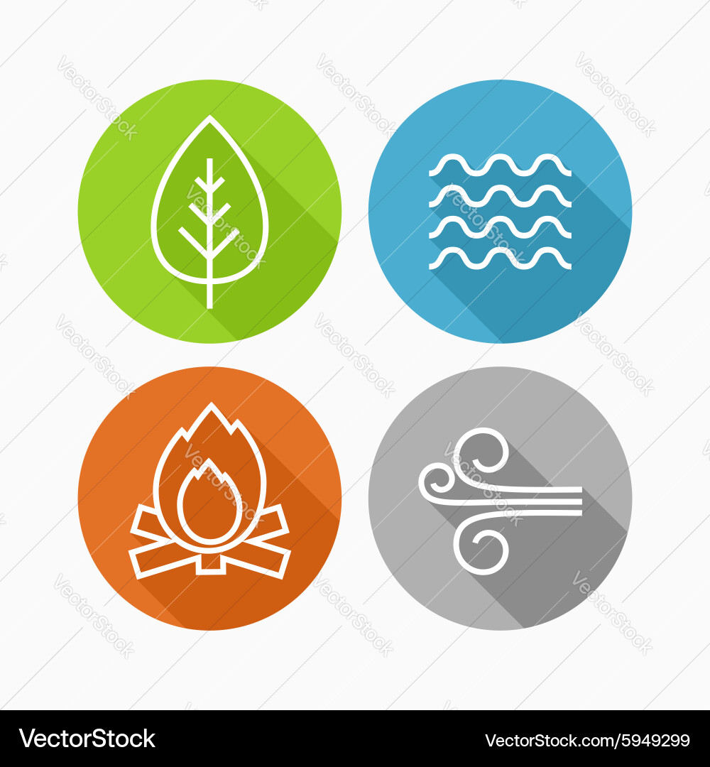 Element icons Royalty Free Vector Image - VectorStock
