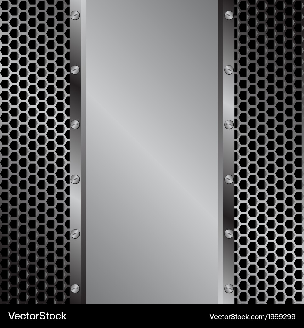 Iron background Royalty Free Vector Image - VectorStock