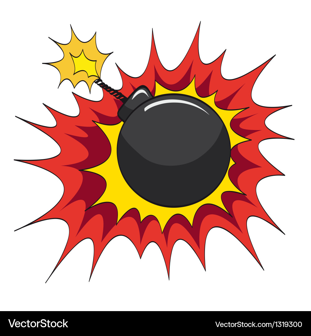 Comic Book Explosion Royalty Free Vector Image